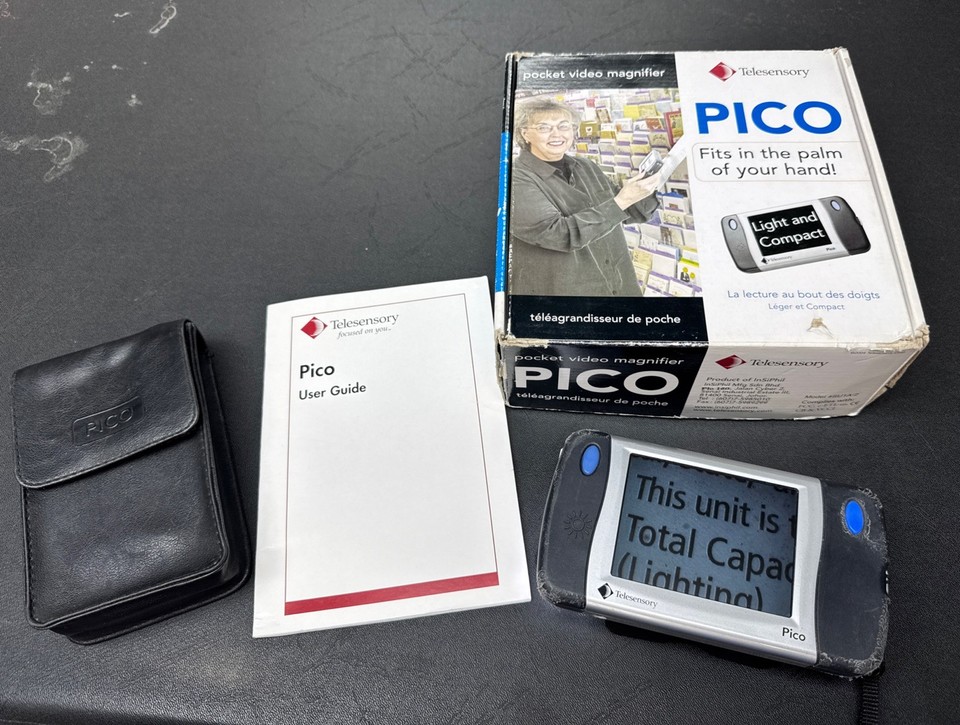 Telesensory Pico Electronic Magnifier Reader Model SU1A-2 ~ Read Description | eBay