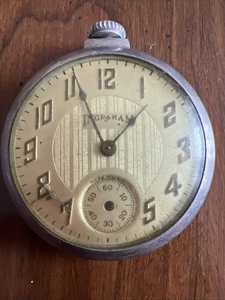 Vintage Ingraham Pocket Watch | eBay