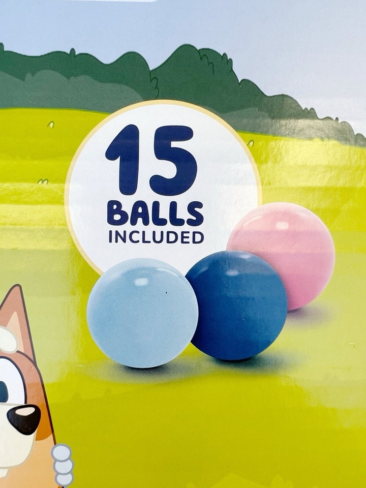 Bluey Activity Adventure Playland Ball Pit Toy 15 Balls Included- RARE ...