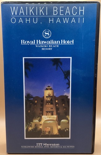 Waikiki Beach Royal Hawaiian Hotel ITT Sheraton VHS Clamshell *Buy 2 ...