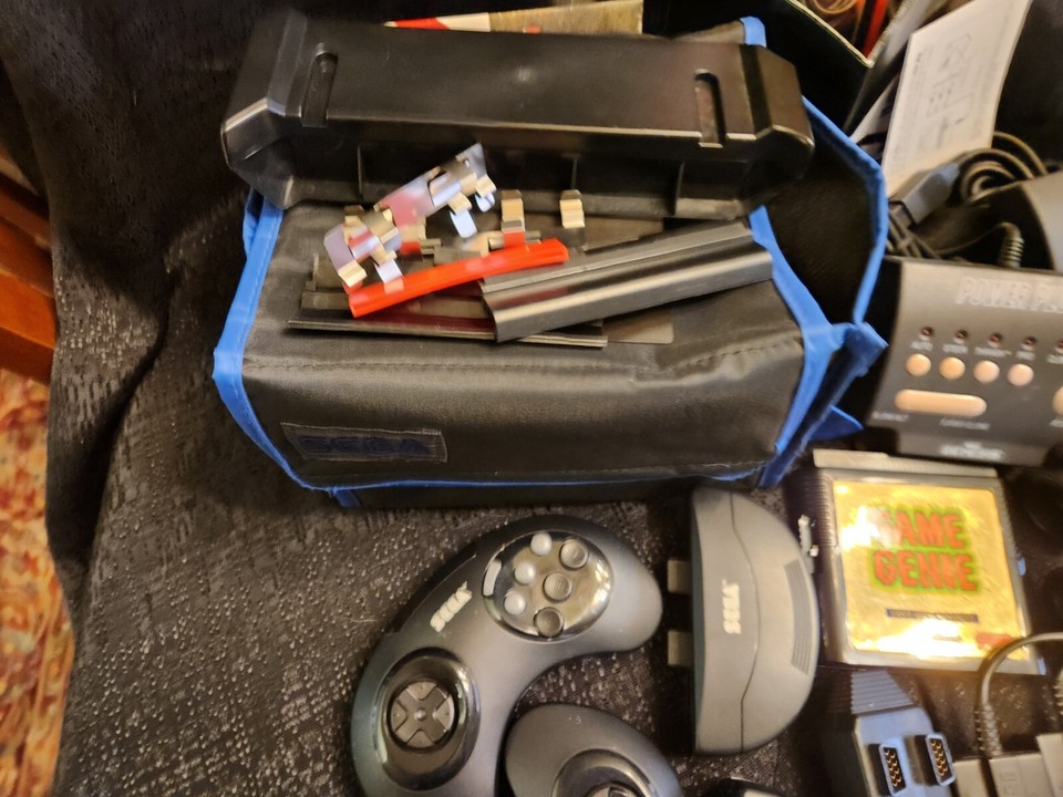 Sega Genesis Lot Menacer Wireless Controllers Arcade Stick *Parts Only ...