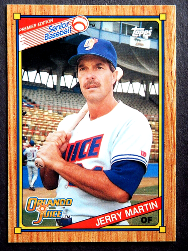 Jerry Martin #14 Topps Senior League 1989 Baseball Card (Orlando Juice ...