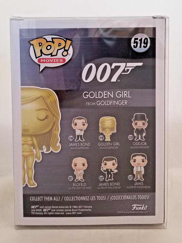 FUNKO POP! Movies James Bond 007 Golden Girl From Goldfinger Vinyl ...