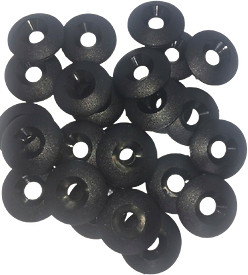 Countersunk PLASTIC Washer BLACK 25 x M8 x 30mm x 4mm CSK Kart Parts UK ...