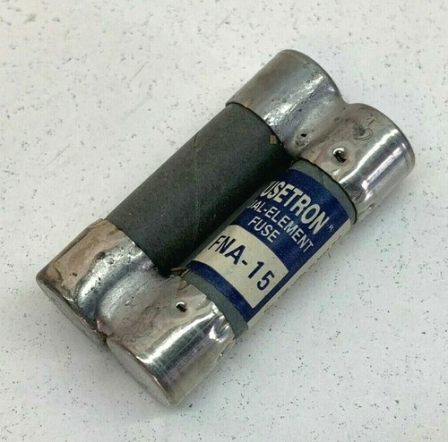 Lot of (9) Buss Bussmann Fusetron FNA-15 Dual Element 15-Amp Fuse 15A ...