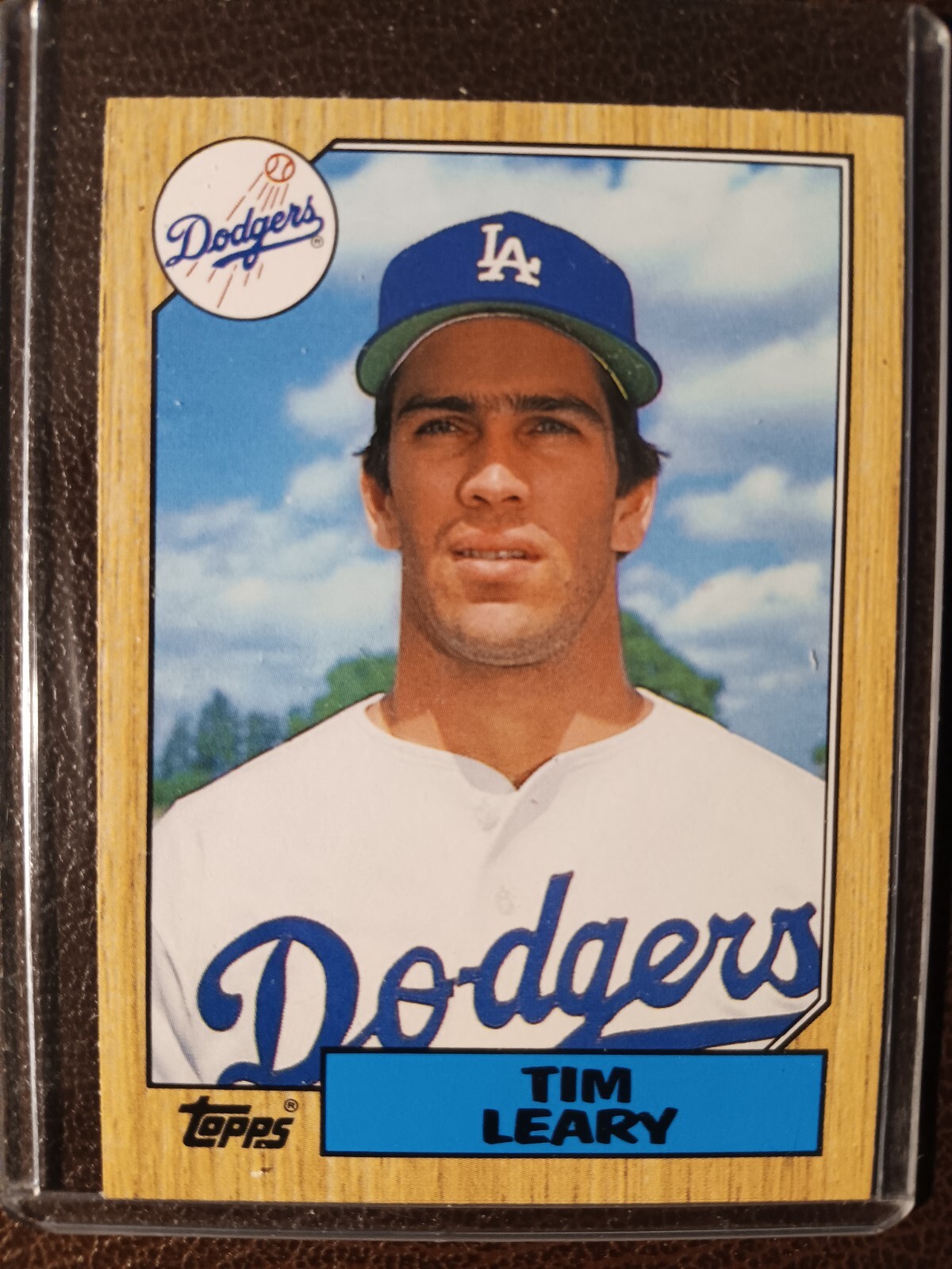 TIM LEARY DODGERS 1987 TOPPS TRADED BASEBALL CARD #64T | eBay