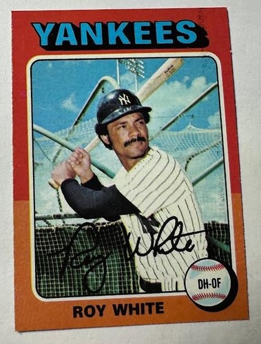 1975 Topps # 375 Roy White New York Yankees NM-NMMT | eBay