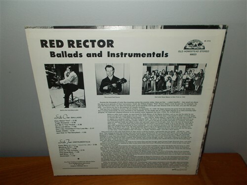 Red Rector ‎. Ballads And Instrumentals . Old Homestead Record LP | eBay