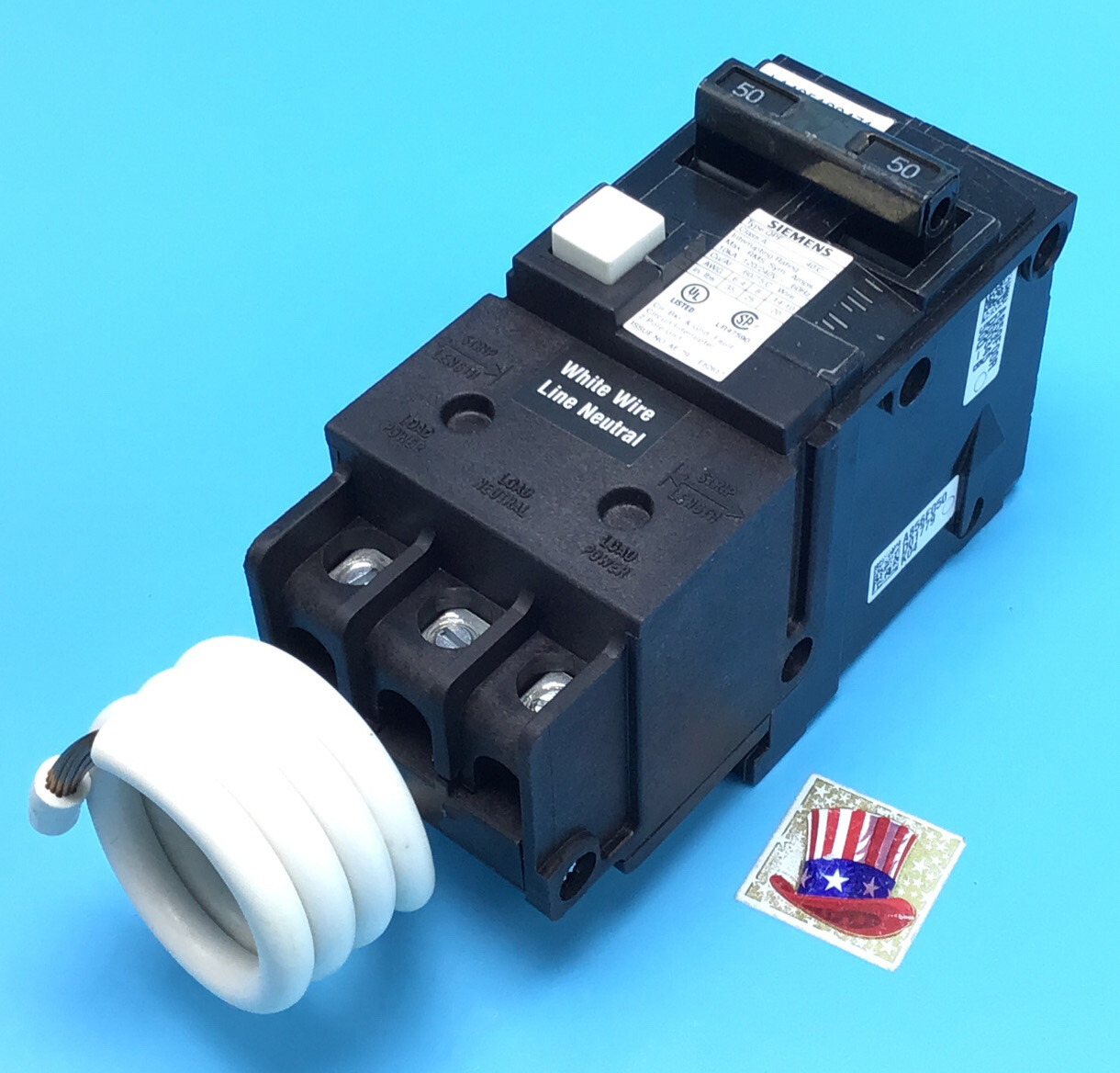 CHIPPED New Circuit Breaker Siemens QF250 QF250A 50 Amp 2 Pole 120/240V ...