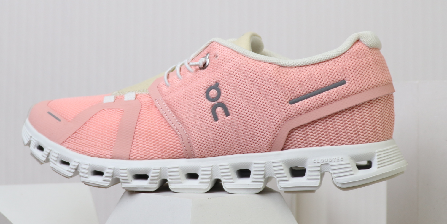 On Cloud Shoes Cloud 5 Women's Running Sneakers: Rose | Shell: 8 Medium ...