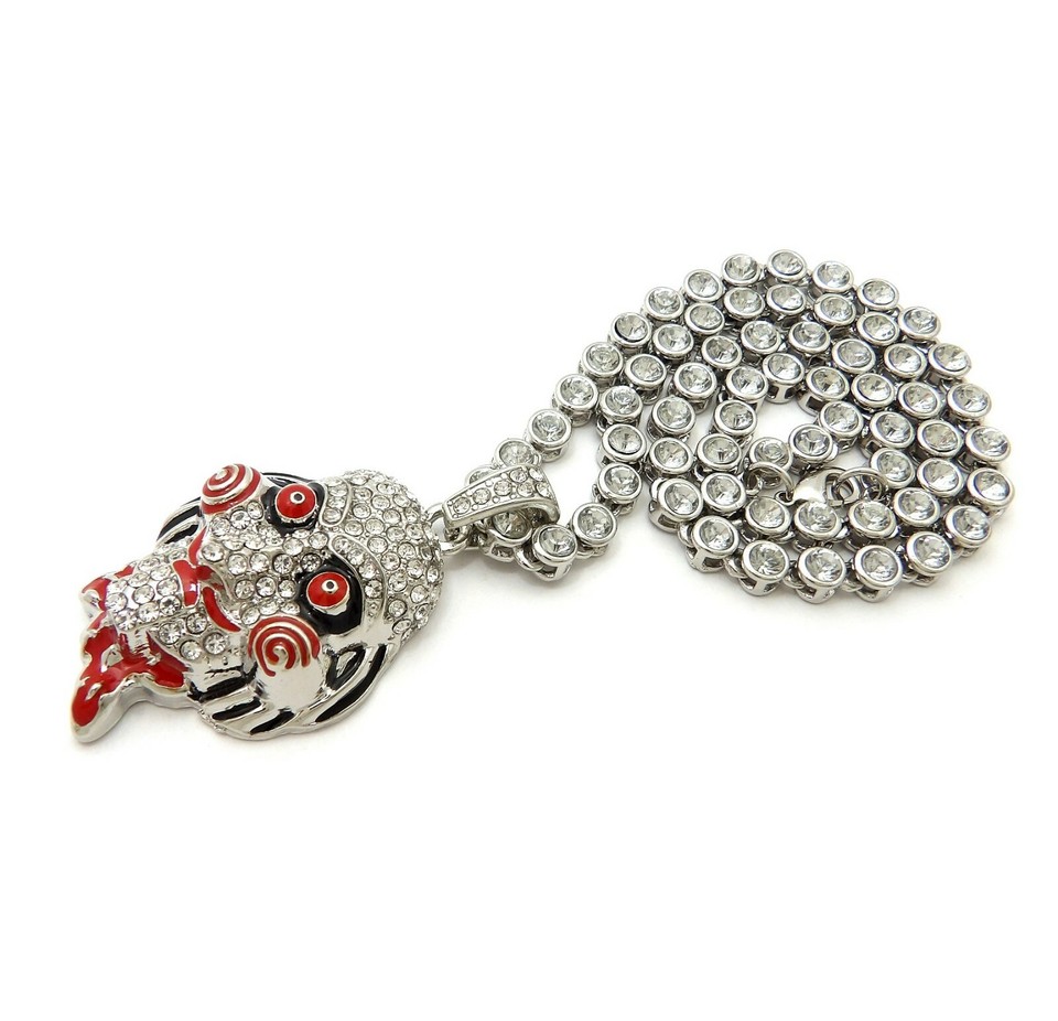 New Saw JigSaw Pendant & 5mm 18"/20" Tennis Chain Necklace RC3608 | eBay