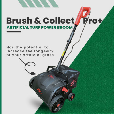 Artificial Turf Lawn Brush Sweeper, Brush & Collect Pro Plus Next Day ...