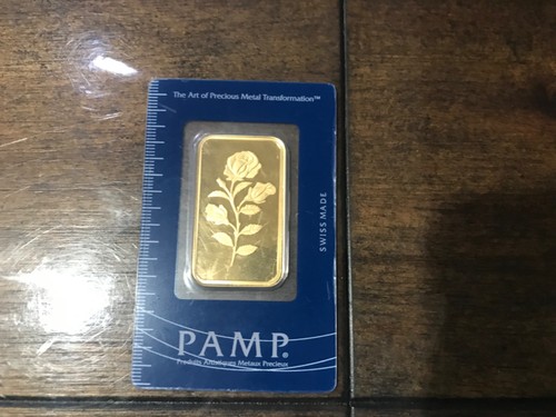 PAMP Suisse 1 oz .9999 Fine Gold Rose Bar Sealed In Assay | eBay