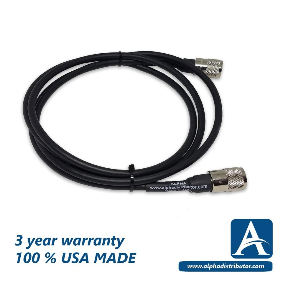 100-FT – RG8X (MINI RG8U) JUMPER CABLE WITH AMPHENOL’S PL-259 HAND ...