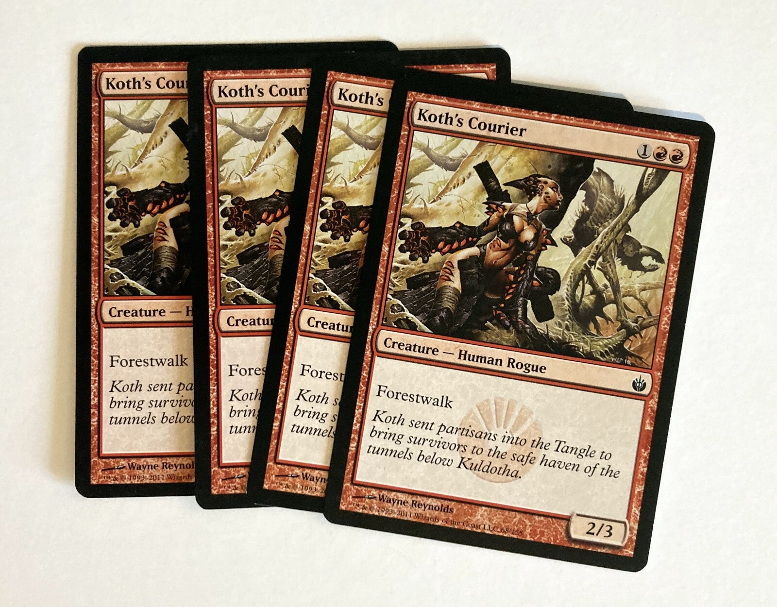 Koth's Courier (4) Mirrodin Besieged NM MTG Magic the Gathering | eBay