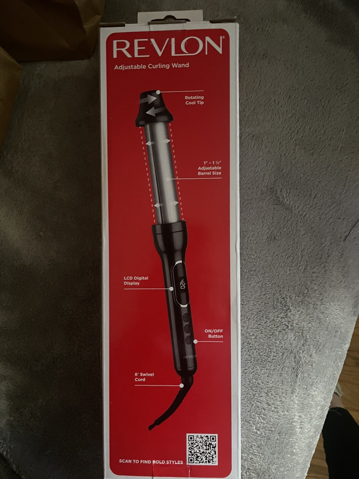 Revlon Expandable / Adjustable Curling Iron Wand Mix Curler | eBay