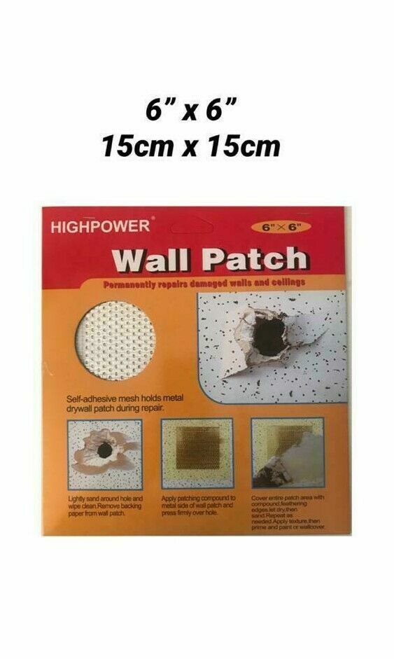 Self Adhesive Wall Repair Patch 4" /6"/ 8" Mesh Drywall Ceilings ...
