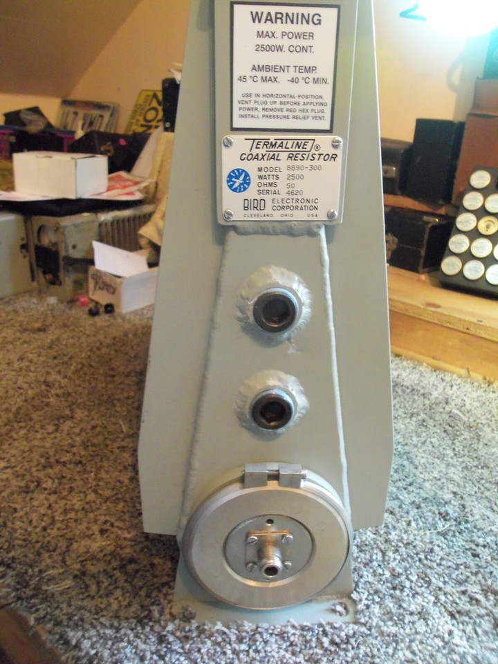 Bird 43 8890 Thruline 2500W / 5000W Attenuator Termaline Dummy Load ...