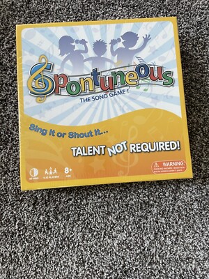 Spontuneous - The Song Game Sing It or Shout It Talent NOT Required New ...