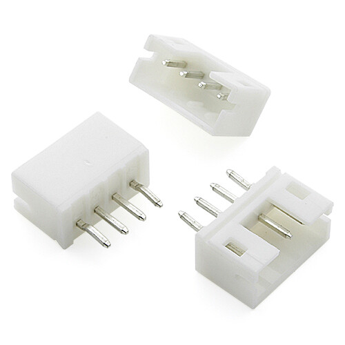 1000 Pcs B4b-ph-k-s JST 4 Position Top Entry Headers 2mm Pitch White 2 ...