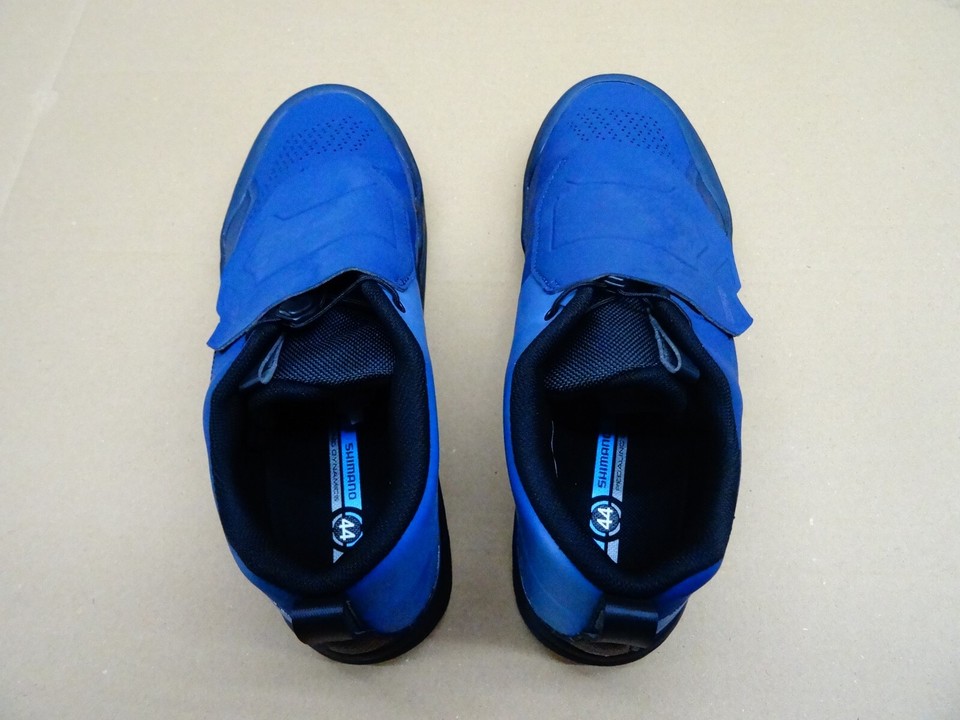 Shimano GR9 Ebike Rated Flat Pedal Cycling Shoes Size 44 / 45 Navy Blue ...