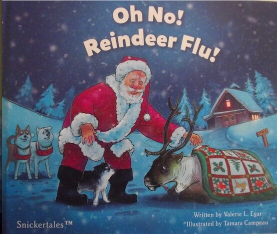 Oh! No! Reindeer Flu! Children's NEW H/C Husky Dog Christmas Picture ...