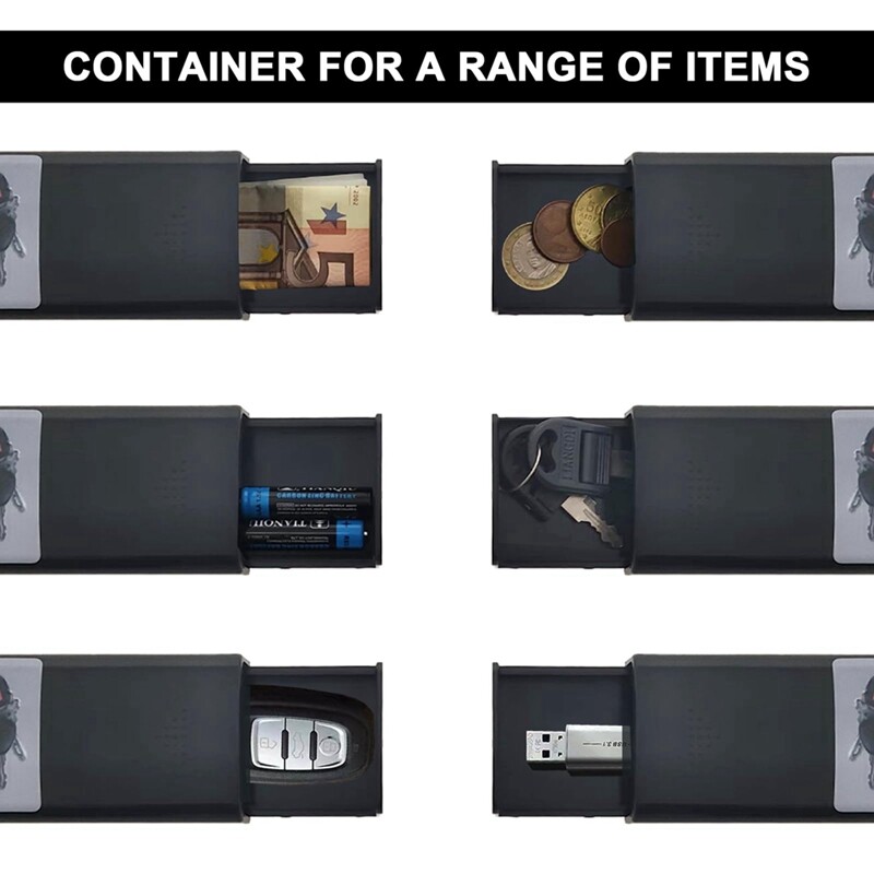 Magnetic Key Box Hide Key Outside Strong Magnet Spare Key Hider Secret ...