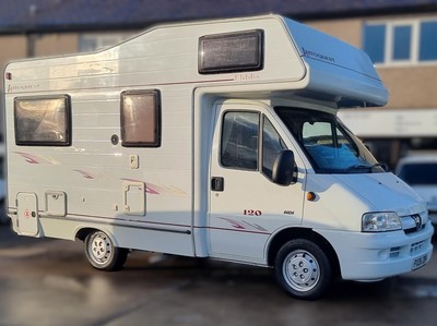 2006 Elddis Autoquest 120 Coachbuilt 4 Berth Motorhome Peugeot Boxer ...