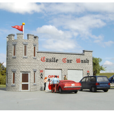 NEW Bachmann Castle Car Wash - Roadside U.S.A Building HO Scale | eBay