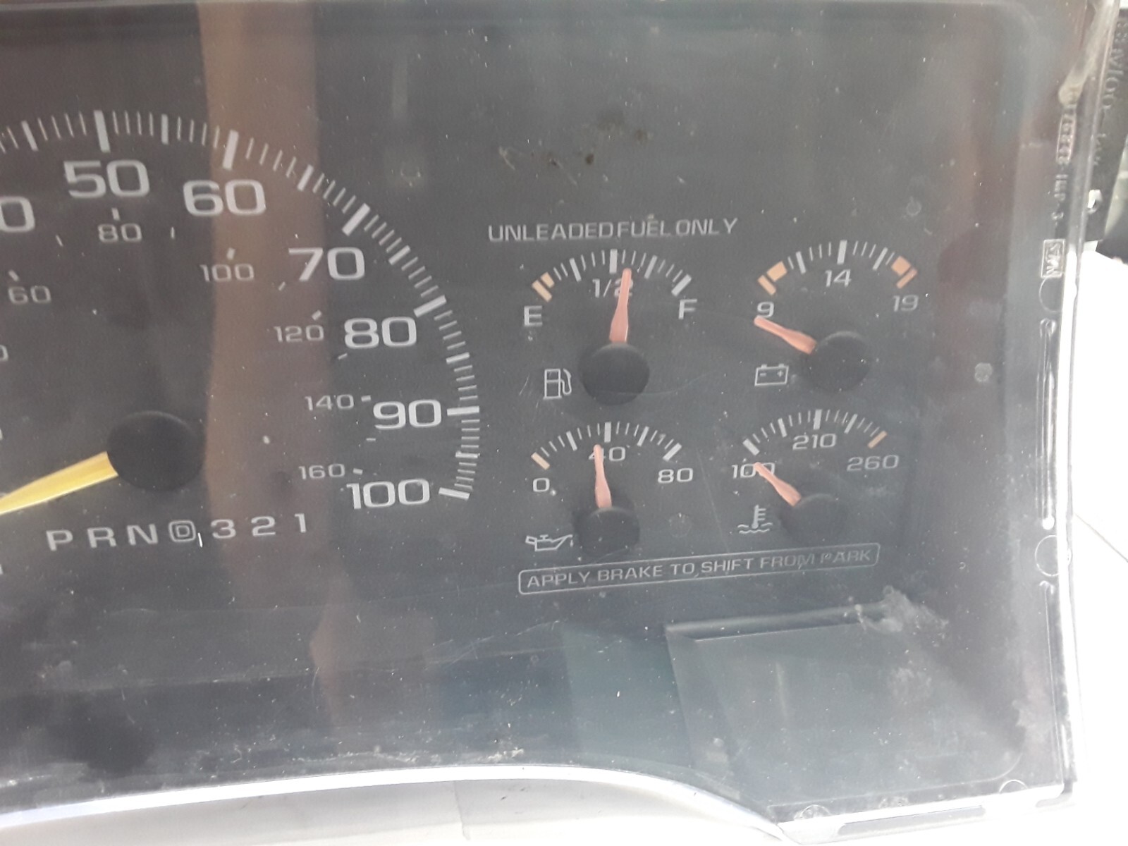 USED OEM 1996-99 Chevy/GMC SPEEDOMETER INSTRUMENT GAUGE CLUSTER ...