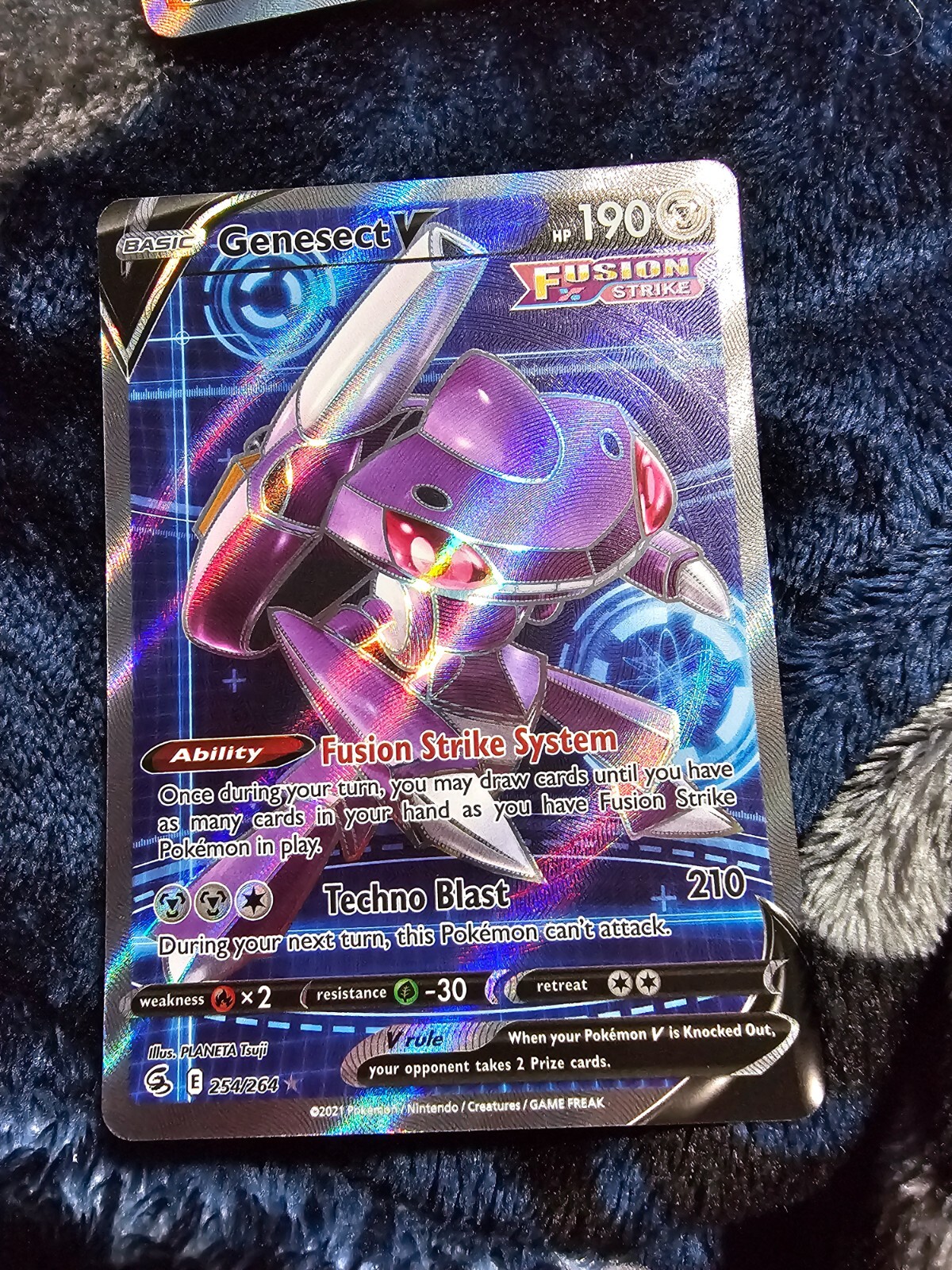 Genesect V Full Art 254/264 Fusion Strike Pokemon TCG | eBay