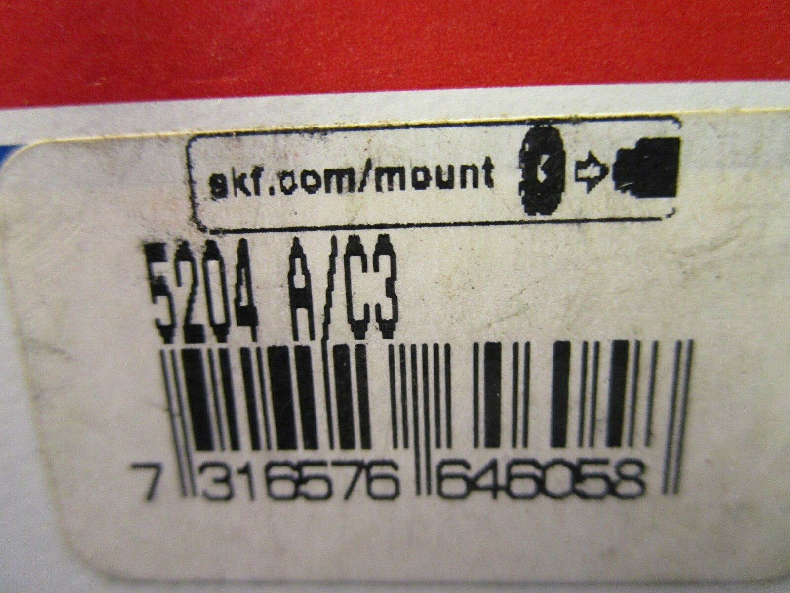 SKF 5204 A/C3 Double Row Angular Contact Ball Bearing, 3204 A/C3 (NTN ...