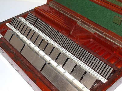STARRETT WEBBER CROBLOX SQUARE GAGE BLOCK 81 PIECE SET | eBay