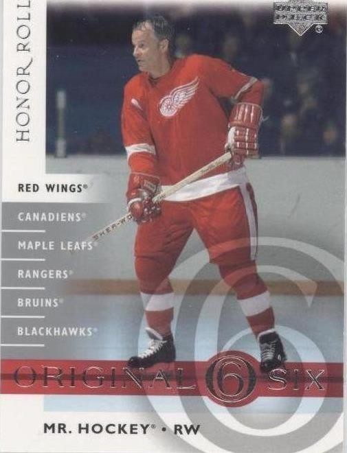 2001-02 Upper Deck Honor Roll - Gordie Howe #OS3 for sale | eBay
