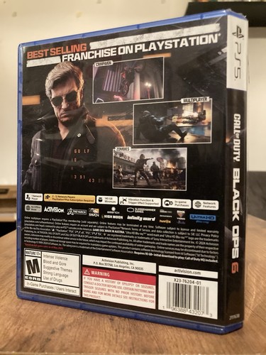 Call Of Duty: Black Ops 6 - Sony PlayStation 5 PS5 BO6 CoD MINT ...