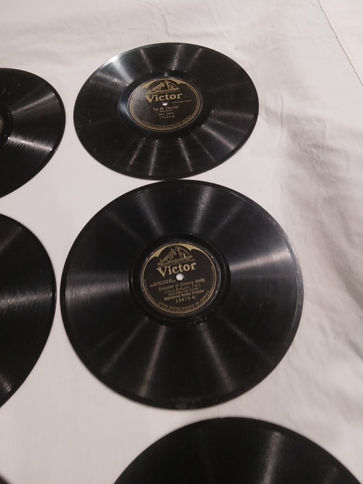 Lot of 16 Vintage 10" 78 RPM Victor Vinyl Records. READ! | eBay