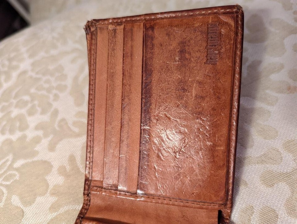 Hartmann Leather Bifold Wallet card pocket color Brown fashion goods ...