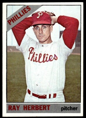 1966 Topps Ray Herbert Set Break Philadelphia Phillies #121 | eBay