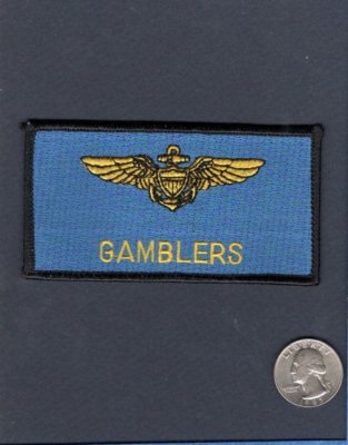 VS-28 GAMBLERS Écusson De Nom D'Équipage D'Aviateur Naval S-3 VIKING US ...