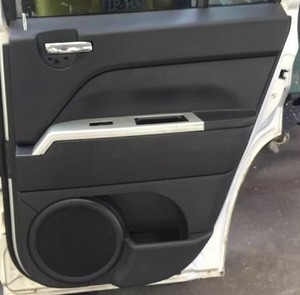 2008-2014 JEEP PATRIOT RIGHT REAR PASSENGER DOOR BLACK SILVER NTERIOR ...