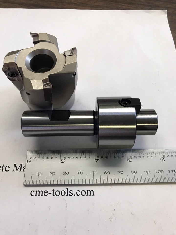 2" 90 degree indexable face shell mill,face mill APKT1604, 3/4 ...