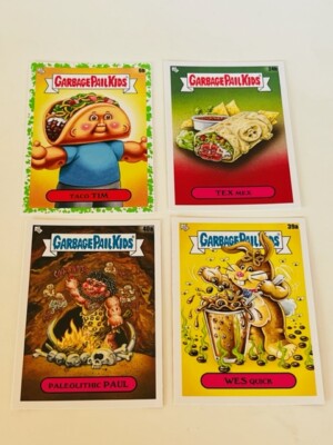 Garbage Pail Kids Mixed Lot 2021 Topps Green Border sp insert Tim Tex ...