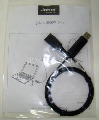 Jabra LINK 230 230-09 USB to QD Cable New For GN Netcom QD Headsets | eBay