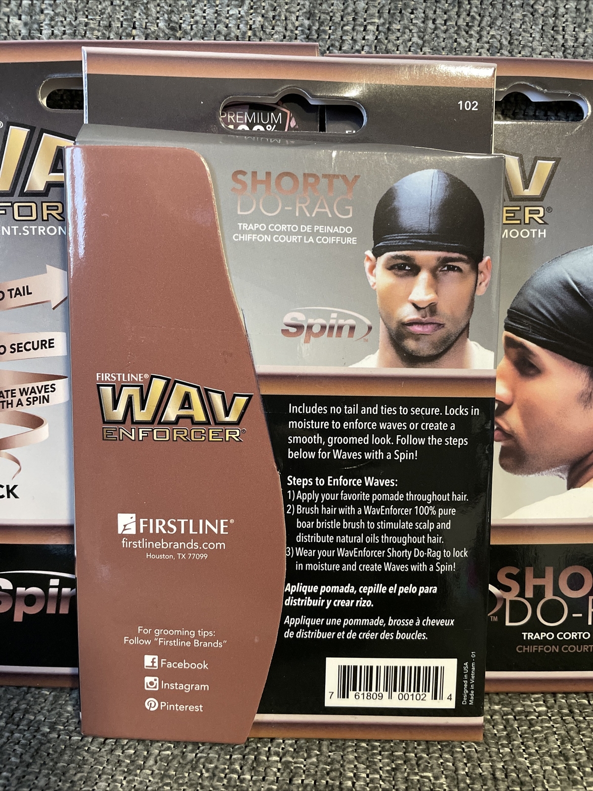 3x WAV Enforcer Shorty Do-rag No Tail WavEnforcer Dorags for sale ...