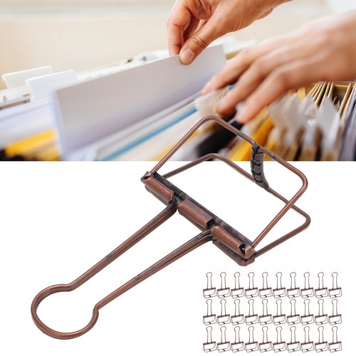 30x Wire Binder Clips 2 Inch Strong Clamping Binder Clips Set(Purple ...