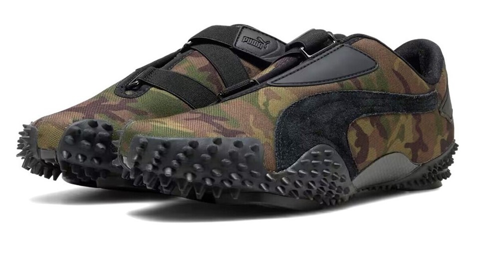 PUMA 'Mostro Camo' Men's Sneakers Slip-On Casual Shoes Dk Olive 10 NO ...