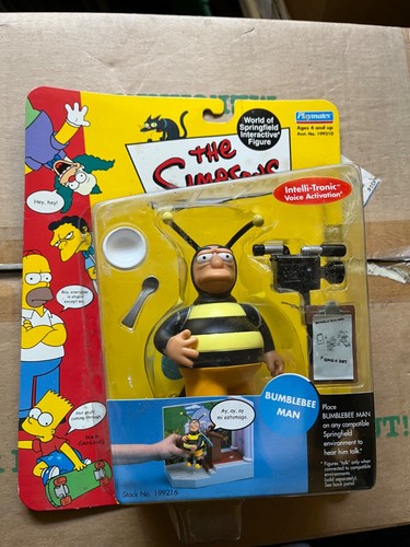 NEW SEALED Playmates World Of Springfield Simpsons Series 5 BUMBLEBEE ...