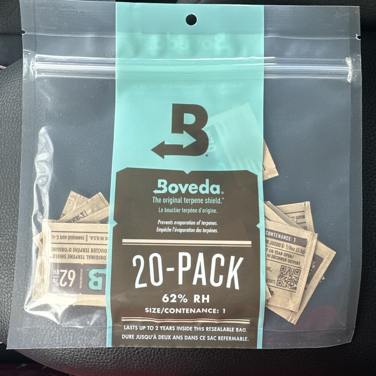 Boveda 62 Percent Humidifier/Dehumidifier - Pack of 20 850661003243 | eBay