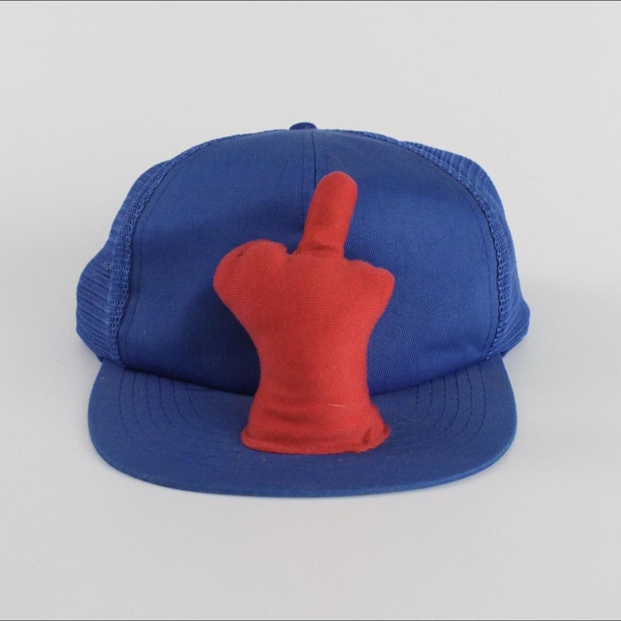 Vintage Middle Finger Snapback Trucker Hat - Gem