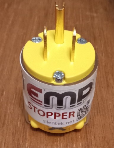 EMP Stopper Blocker AC Plug Lightning Flare Surge Protector Protection ...